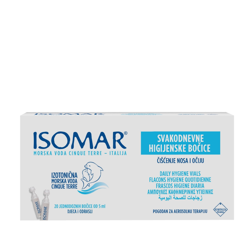 Isomar Izotonične ampule za nos 20 x 5 ml